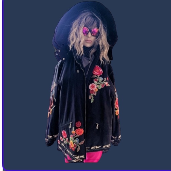 Bogner | Jackets & Coats | Bogner Vintage Rare Floral Embroidered Ski ...